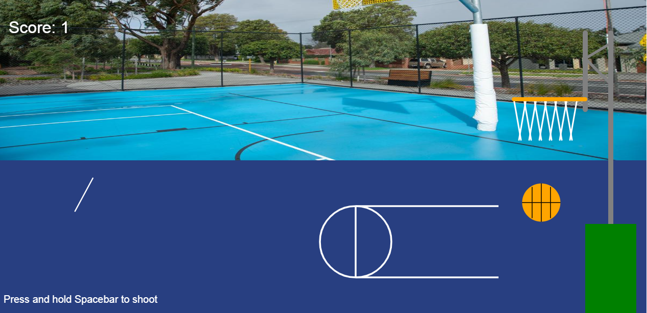 Simple Basketball Free Throw Game in JavaScript Free Source Code | SourceCodester